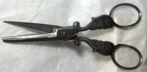RARE ANTIQUE c1800~~ STEEL Dolphin Scissors~~ made in Germany | eBay