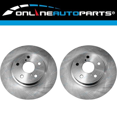 2 x Rear Disc Brake Rotors for Hyundai Veloster FS 4cyl 1.6L G4FD 2012 ...