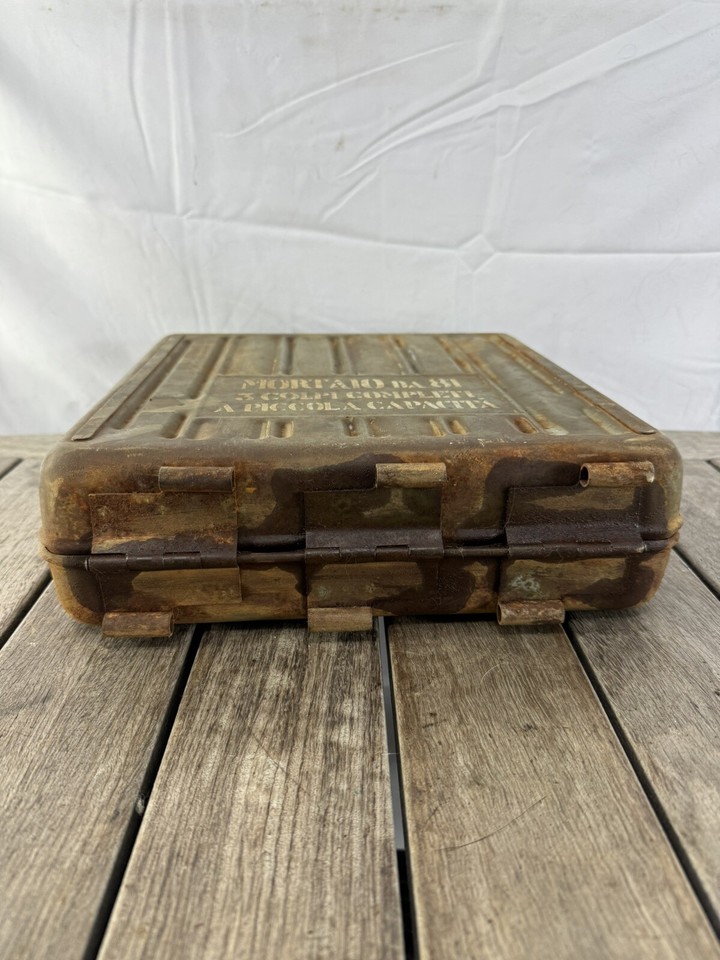 WW2 GERMAN/ ITALIAN MORTAR AMMO CASE WW2 81mm Model 35 Mortar Can ...
