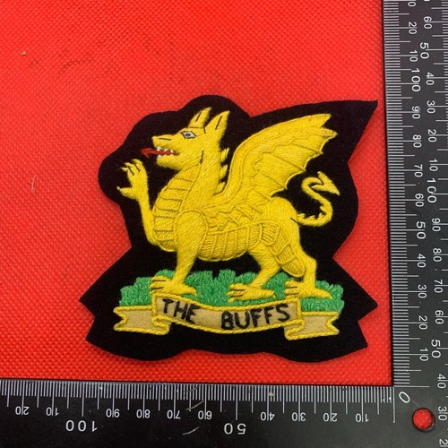 British Army The Buffs Regimental Embroidered Blazer Badge | eBay Australia