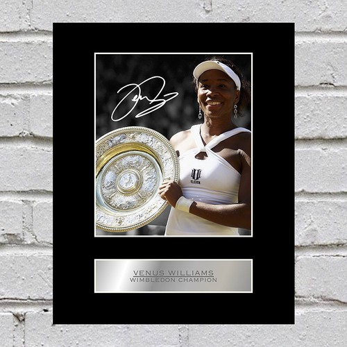 Venus Williams Signed Mounted Photo Display Wimbledon Champion | eBay