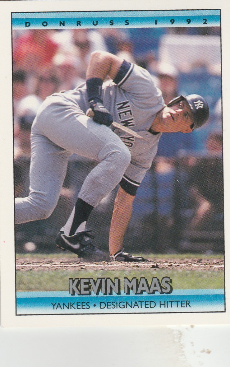 FREE SHIPPING-MINT-1992 Donruss #153 Kevin Maas New York Yankees PLUS ...