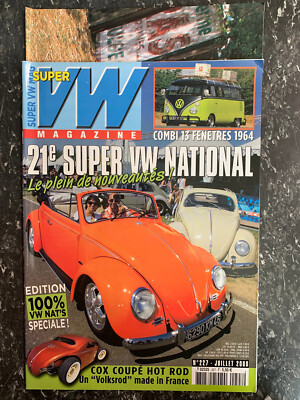 Super VW Magazine N°227 Juillet 2008 (avec poster) | eBay