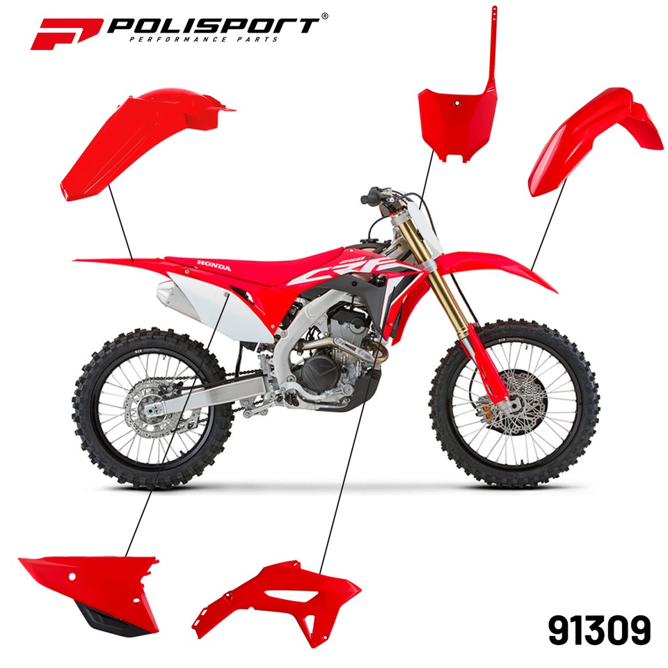 Polisport Restyling Kit for Honda CR 125R/250R (2002-2007) - Red | eBay