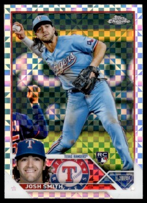 2023 Topps Chrome X-Fractor Josh Smith Rookie Texas Rangers #73 | eBay
