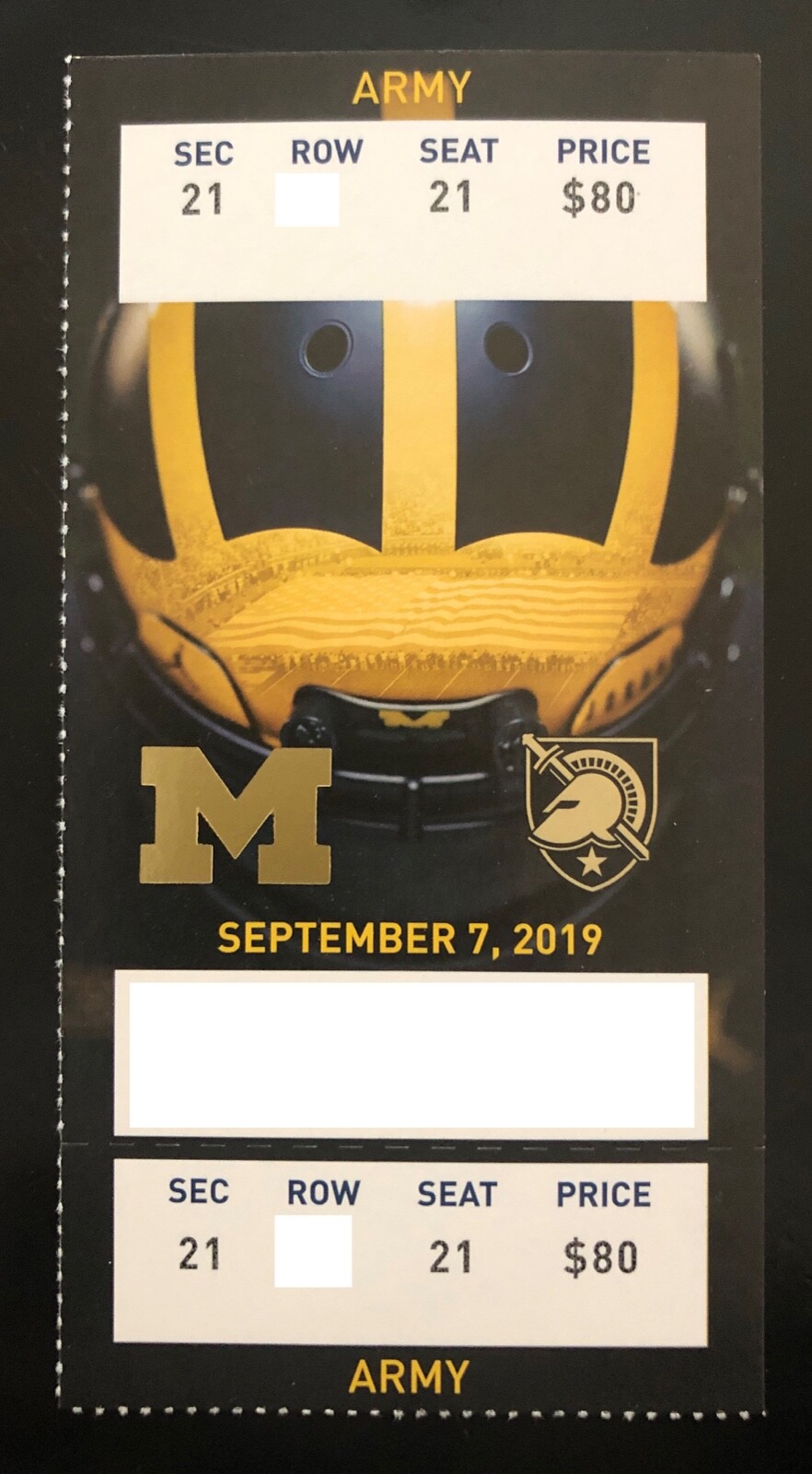 2019 Michigan Wolverines Football Collectible Ticket Stub - Choose Any ...