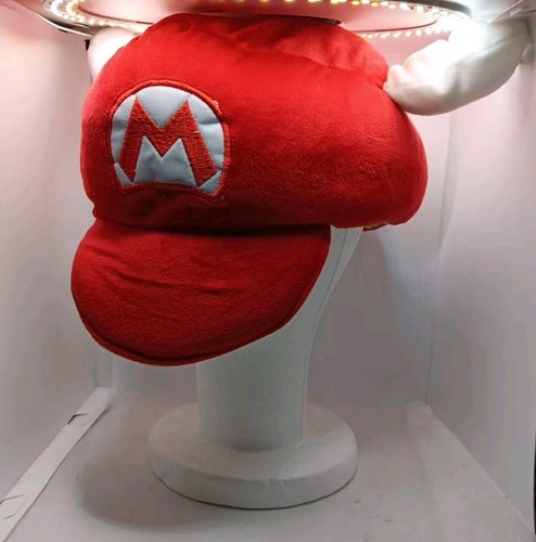 Reversible Mario Luigi Feathered Winged Plush Hat Kids Size | eBay