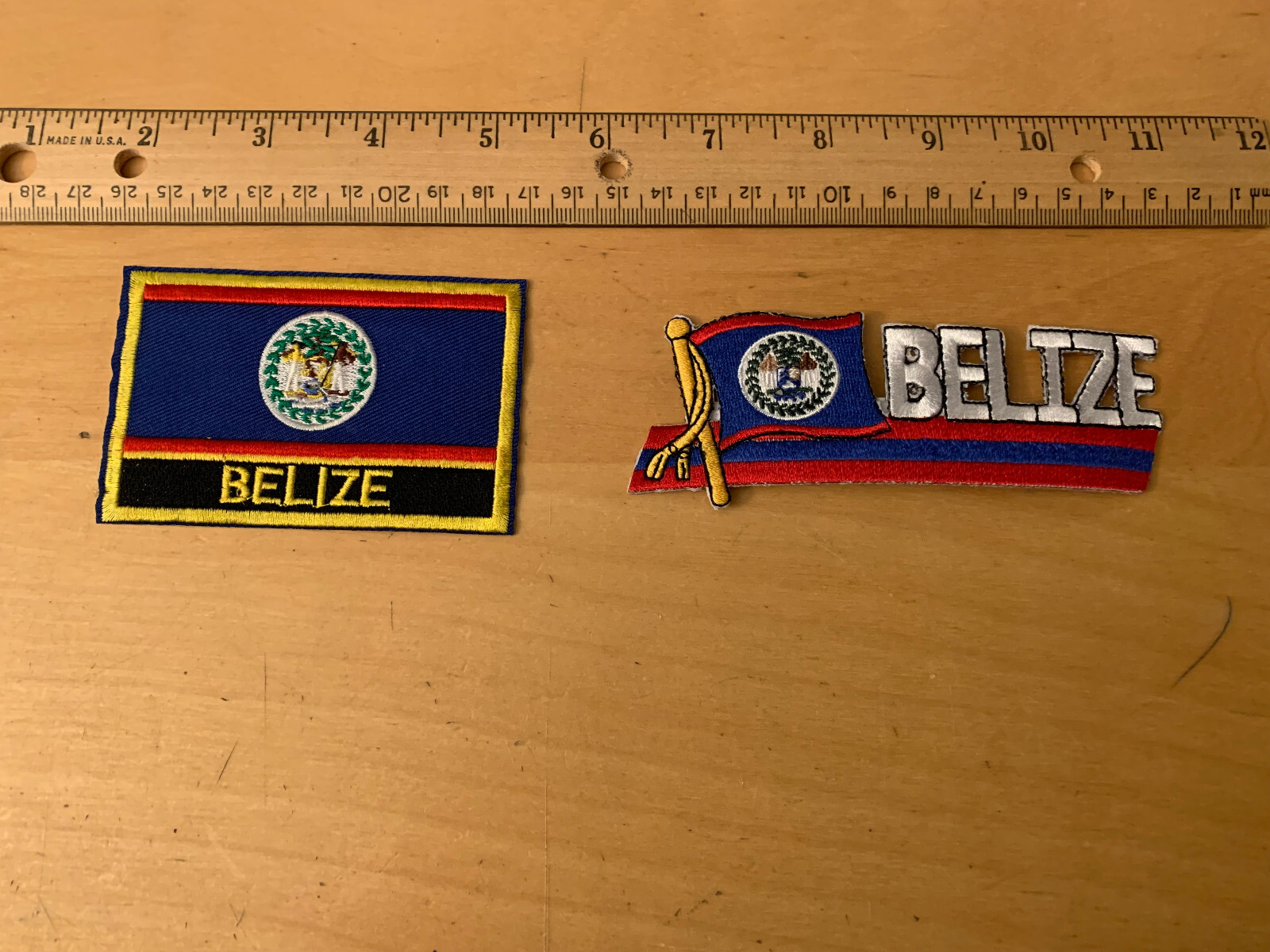 BELIZE Patch LOT of 3 CENTRAL AMERICA Flag Emblem Unbelizeable Travel | eBay
