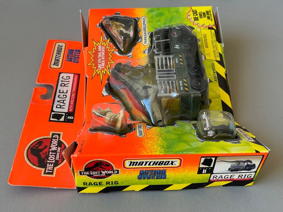 Vintage Matchbox Rage Rig The Lost World Jurassic Park Die Cast Action ...