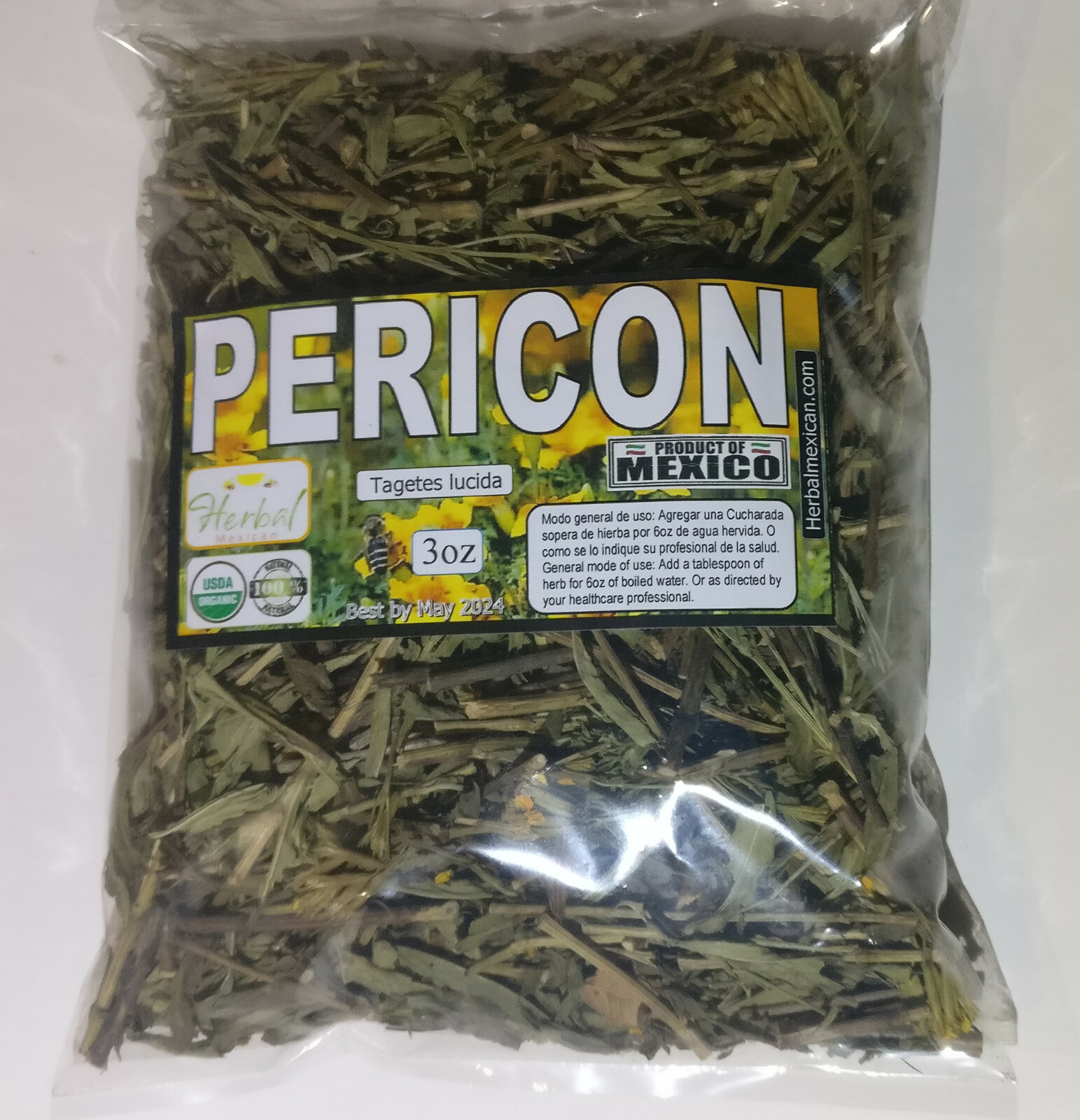 Pericon Hierba/te, pericón, Texas tarragon, hierbanís Organic Mexican ...