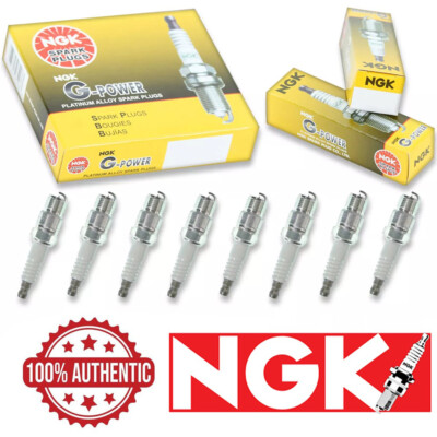 8 Pack Spark Plugs NGK G-Power 2953 YR5GP 2953 YR5GP Tune Up Kit Set nc ...