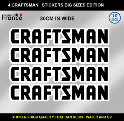 sticker CRAFTSMAN Vinyl High Quality BIG SIZES EDITION | eBay