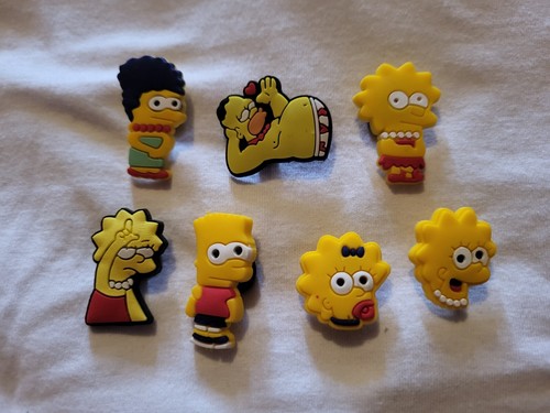 The Simpsons Croc Charms Mix Bundle X7 Homer Mardge Bart Lisa Maggie ...