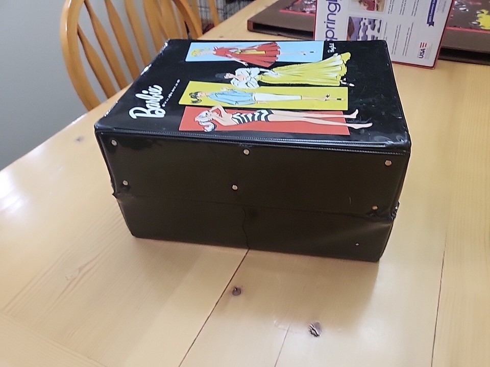 1959 Barbie Carrying Case With Original Ken And Barbie With Clothing | eBay