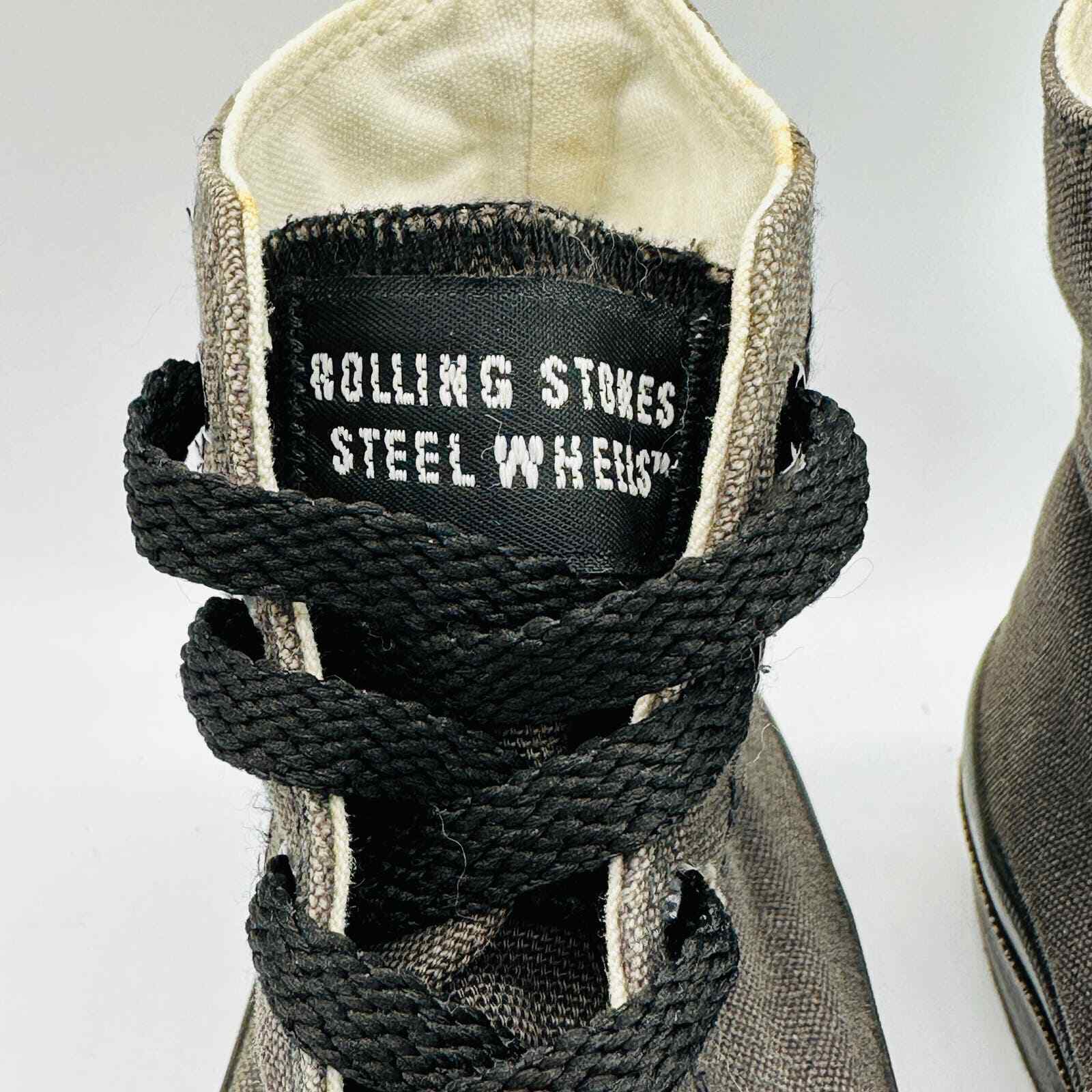 Converse Rolling Stones Steel Wheels Sneakers Rare Vintage Made in USA ...