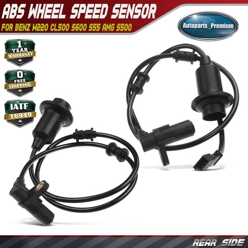 Rear Side ABS Wheel Speed Sensor for Mercedes-Benz W220 CL500 S600 S55 ...