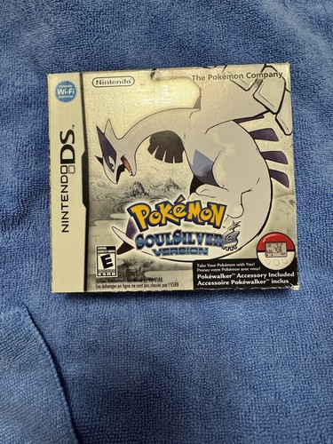 Pokemon Soul Silver Nintendo DS 2010 CIB + Big Box (NO Pokewalker or ...