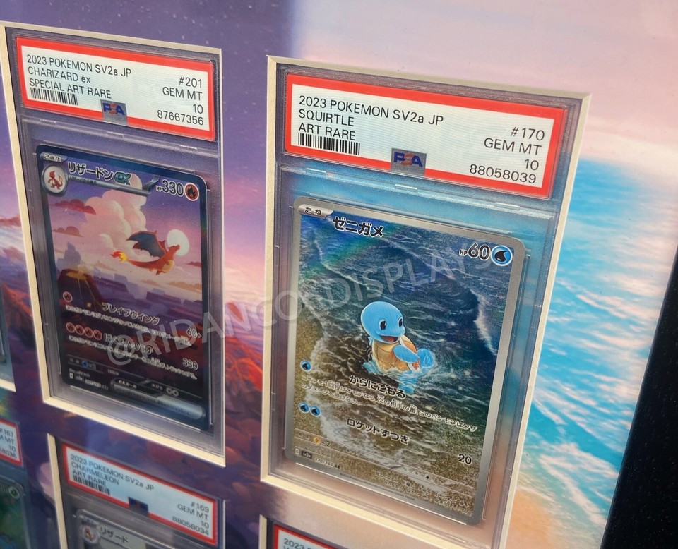 Ridanco 9 PSA Extended Art Print Pokemon 151 Starter Evo Line Graded ...