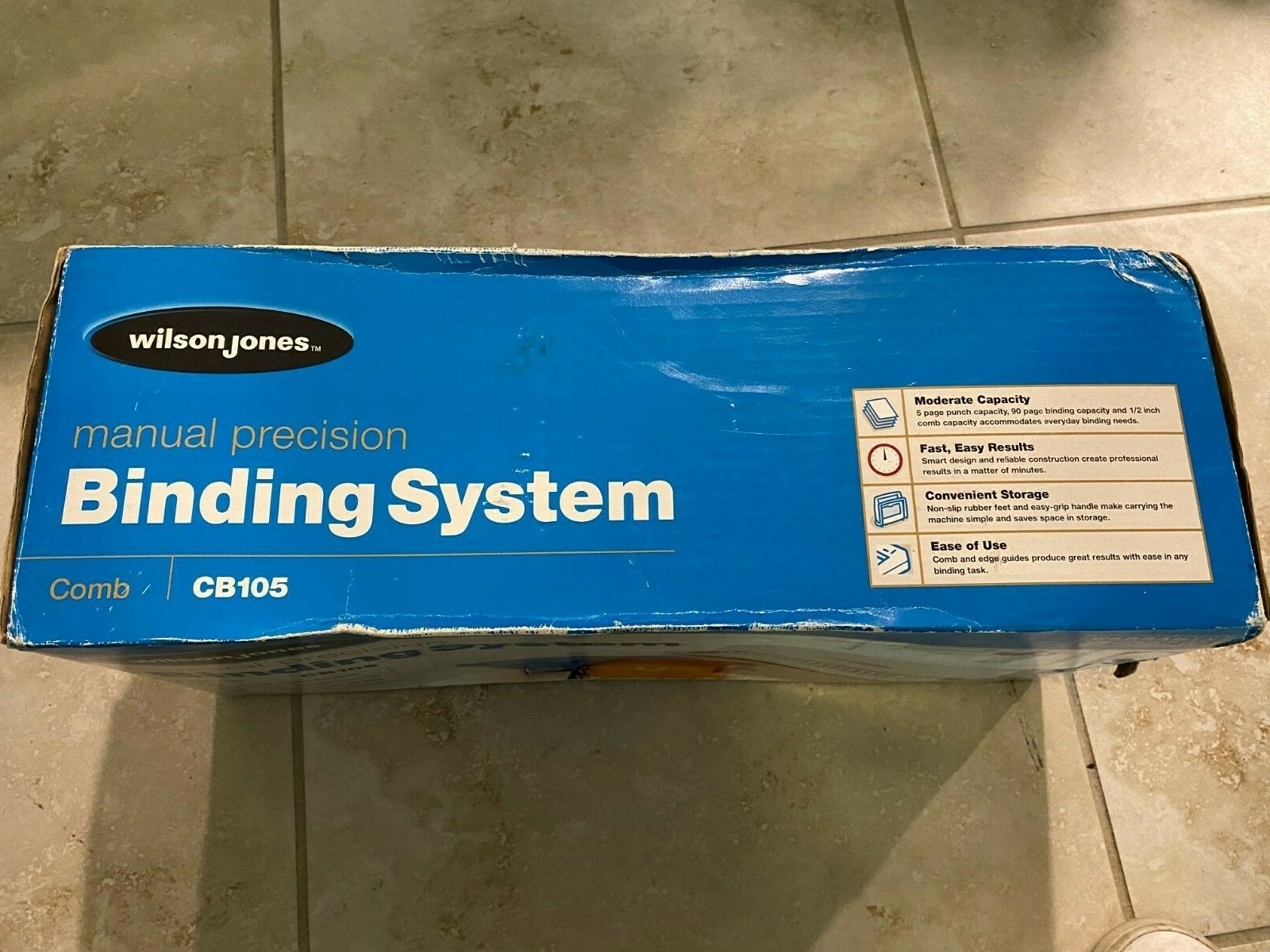 Wilson Jones CB105 Manual Personal Comb Precision Binding System for ...