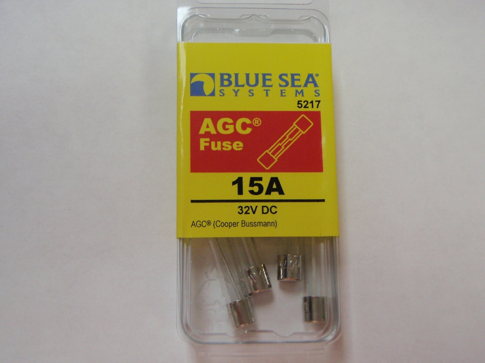 FUSE FUSES MARINE GRADE BOAT AGC 15 AMP 5 PAC 5217 BLUE SEA COOPER BUSSMANN | eBay