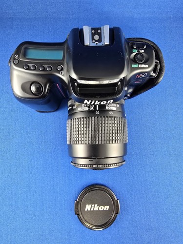 Nikon N50 35mm SLR Film Camera W/Lens & Case. Untested | READ PARTS ...