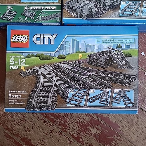 LEGO Train Track Lot Of 7499 & 7895 Sealed Sets 60205 Open Box Complete ...