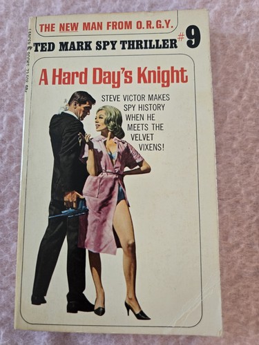 A Hard Days Night by Ted Mark, 1966 Lancer PB, -VG, Nice Borack Cover ...