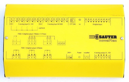 SAUTER NOVAFLEX UNIVERSAL CONTROLLER MODEL EYR 203 F001 FOR HVAC ...