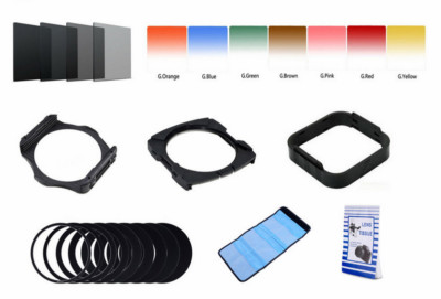 25-teiliges Full Color Screen Set ND Square Cokin P Filter Holder Grey ...