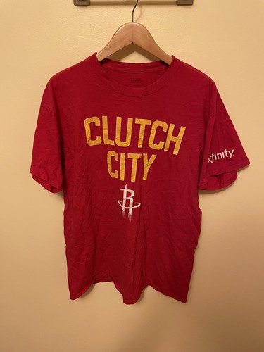 Houston Rockets Clutch City Promo Shirt Size XL | eBay