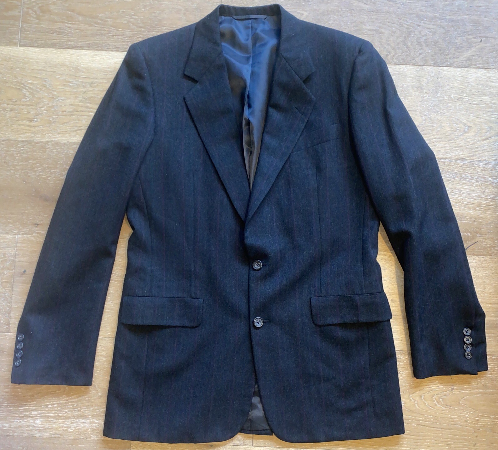 Hickey Freeman Collection 40 Long ,Charcoal Gray Mode… - Gem