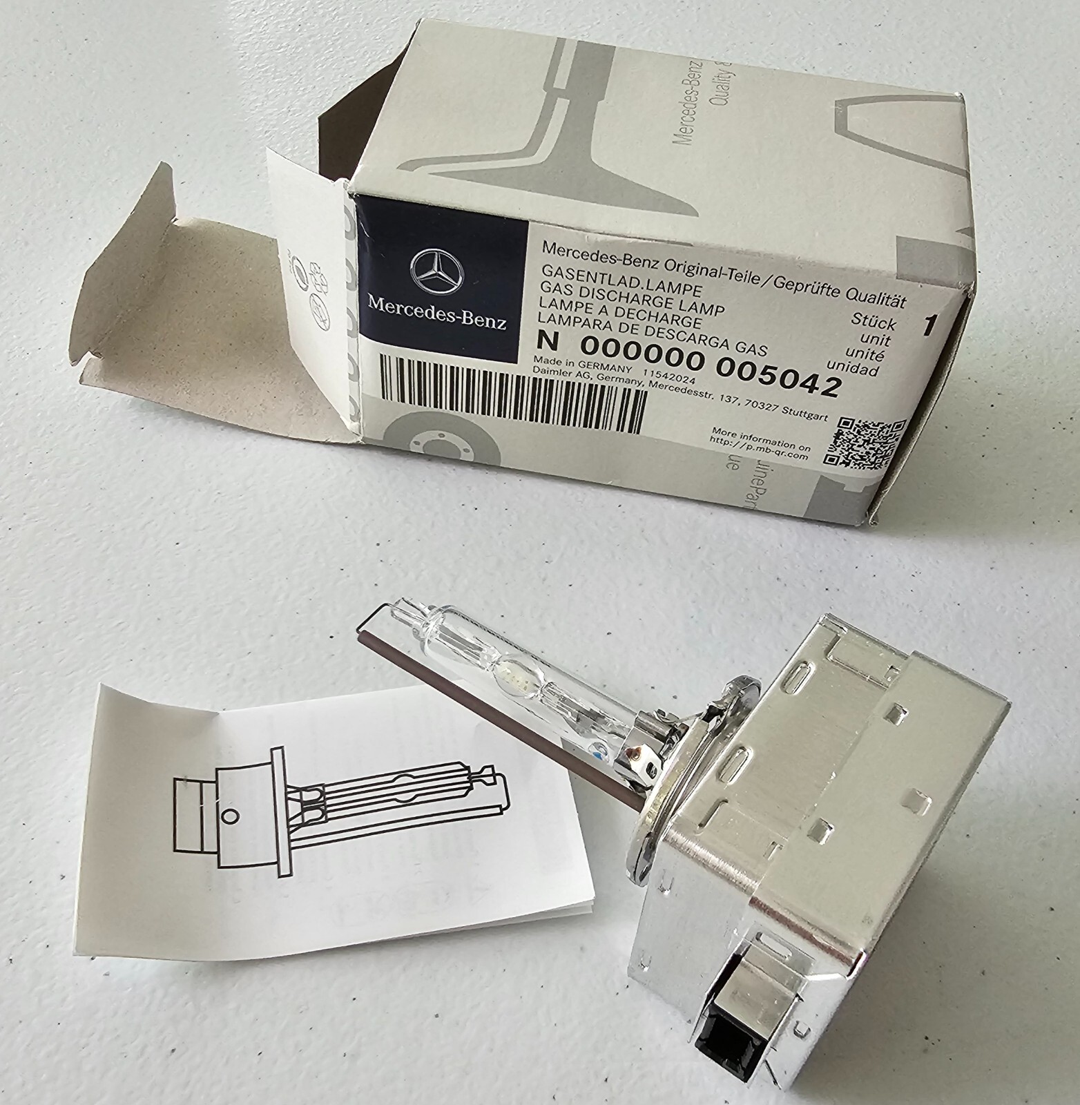 Faro de xenón Mercedes-Benz bombilla lámpara de descarga de gas ...