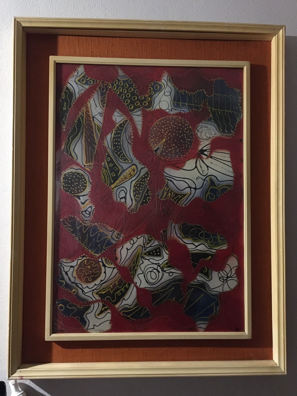 Quadro Dipinto Di Nuzzo William - Composizione 1960- Catalogo Bolaffi ...