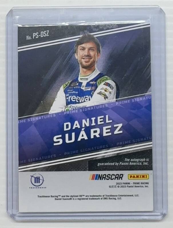 2023 Prime Daniel Suarez Signatures Holo Silver Auto Autograph #3/10 | eBay