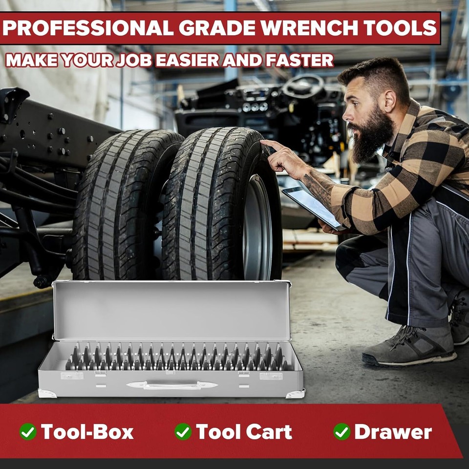 40 Magnetic Wrench Organizer Widget Tool Storage Shelf Practical Wrench ...