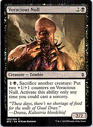 Voracious Null Magic The Gathering Battle For Zendikar Light Play 4x x4 ...