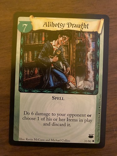 Harry Potter TCG - Alihotsy Draught - Diagon Alley - 2002 - 31/80 | eBay