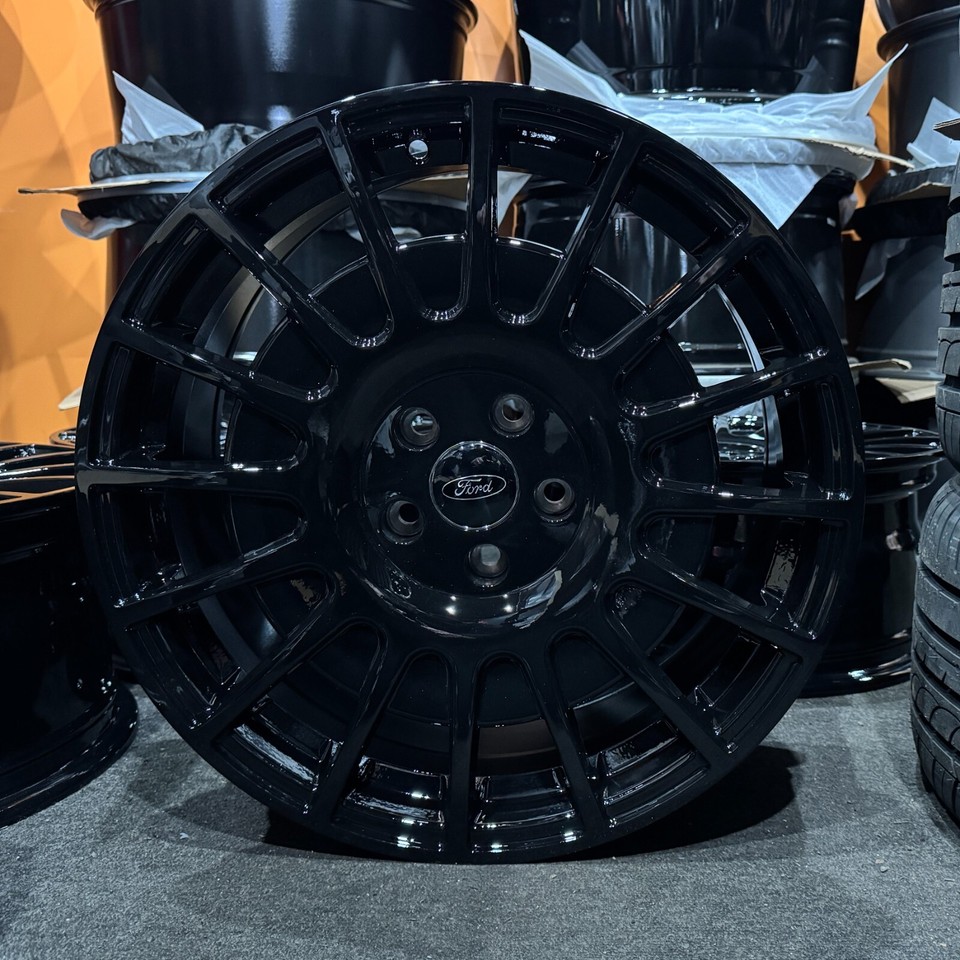 Ex Display 18" Ford style Gloss Black alloy wheels Transit custom ...