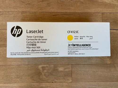 HP 410X Yellow Toner Cartridge - CF412JC for sale online | eBay