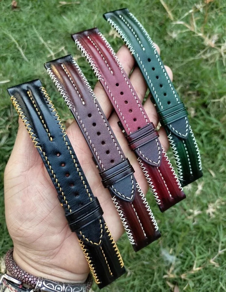 Genuine Cow Leather Watch Strap Band Size1415 16 17 18 19 20 21 22 23 ...