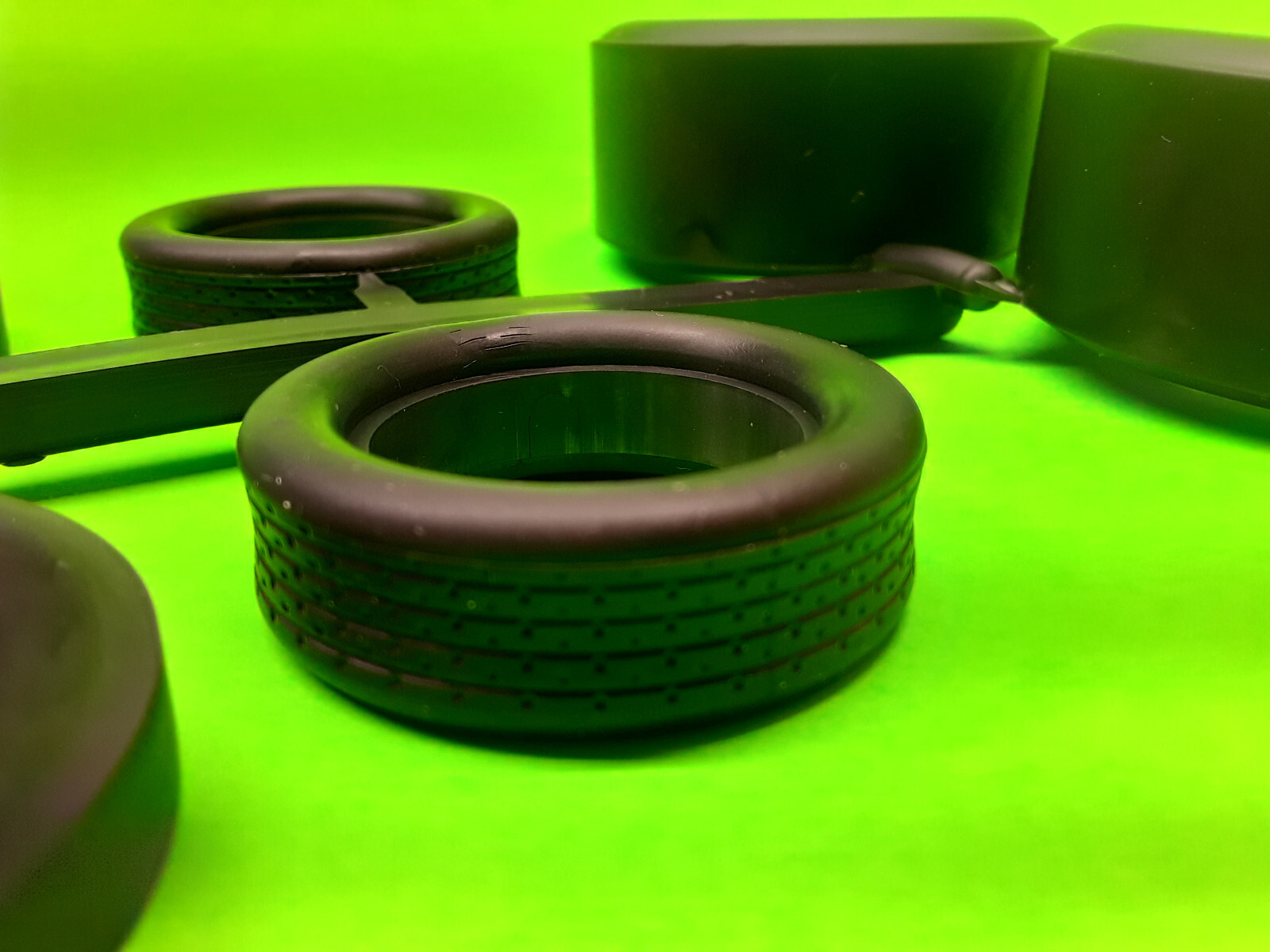 Chevy Vega Funny Car 1/16 Tire Wheel Rear Drag Slicks Chrome Centerline ...