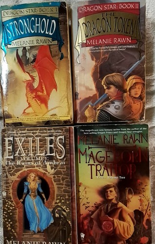 Lot of 4 Melanie Rawn Dragon Star StrongHold Token Exiles Ruins ...