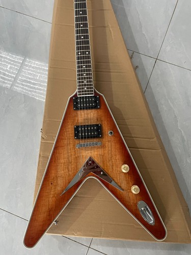 New Shaped Flying V Electric Guitar Mahogany Body Rosewood Fingerboard ...