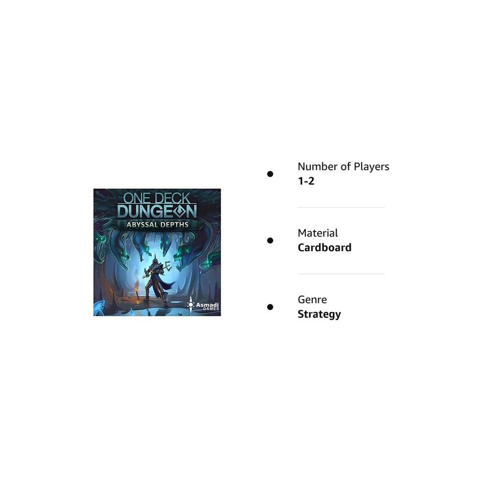 Asmadi Games Asmadi BATEMEN One Deck Dungeon: Abyssal Depths | eBay