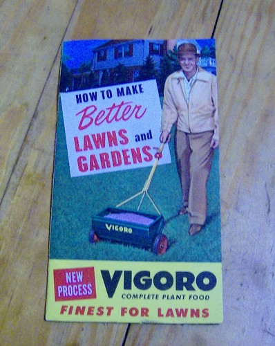 RARE vintage 1950s FERTLIZER advertising brochure VIGORO plant food ...