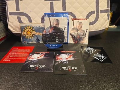 The Witcher 3 Wild Hunt (PS4) W/ CD Soundtrack Map Manual Stickers ...