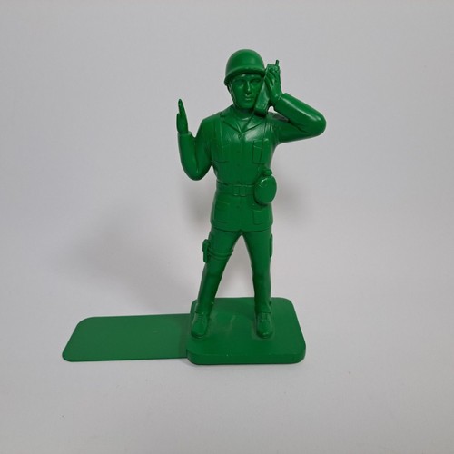 Toy Soldier Bookend Green Army Men Gift Single Toy Story Book End 7.5 ...
