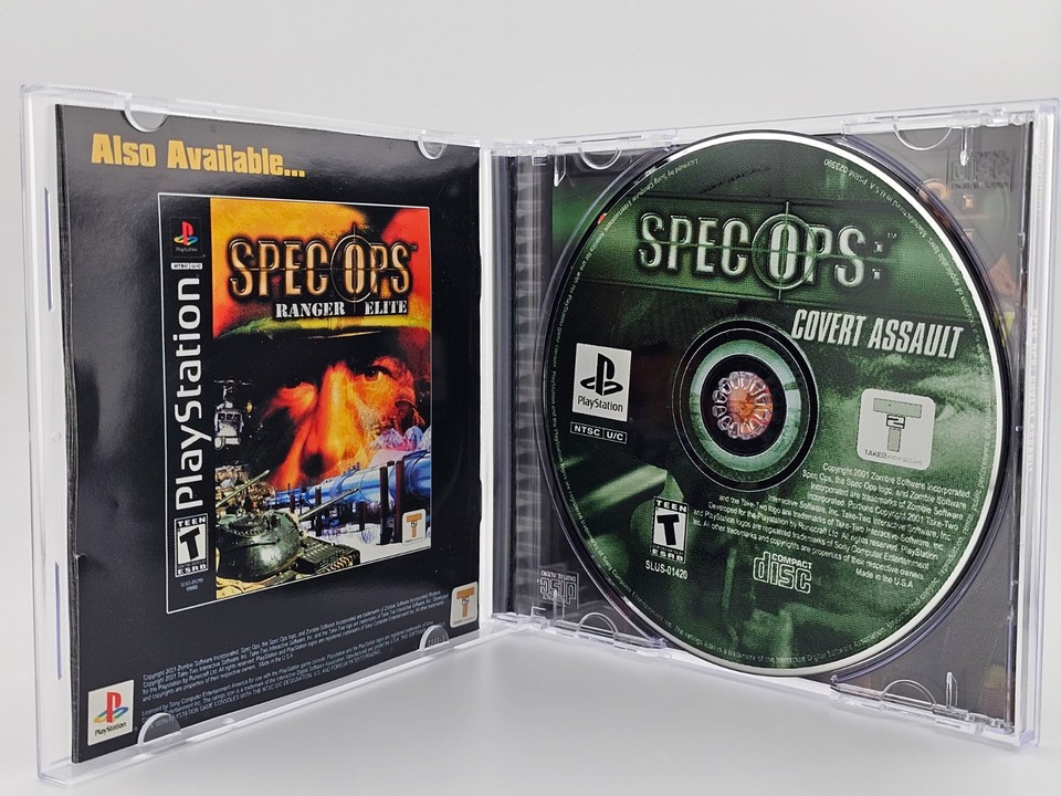 Sony Playstation 1 PS1 Spec Ops Covert Assault CIB Cleaned & Tested ...