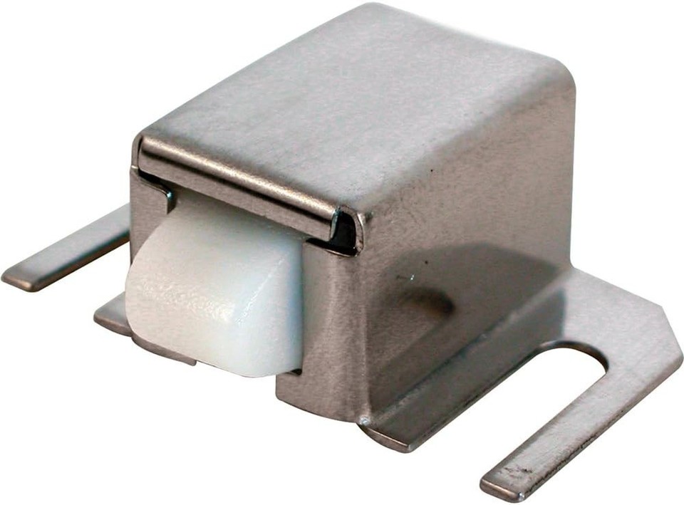 Contemporary Spring Loaded Stainless Steel Shower Door Catch - Easy ...