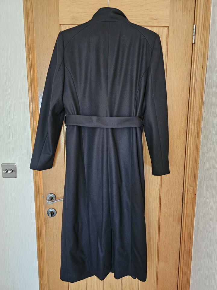 Ted Baker Rosell Long Wrap Wool Blend Coat Size 5 (16) | eBay UK